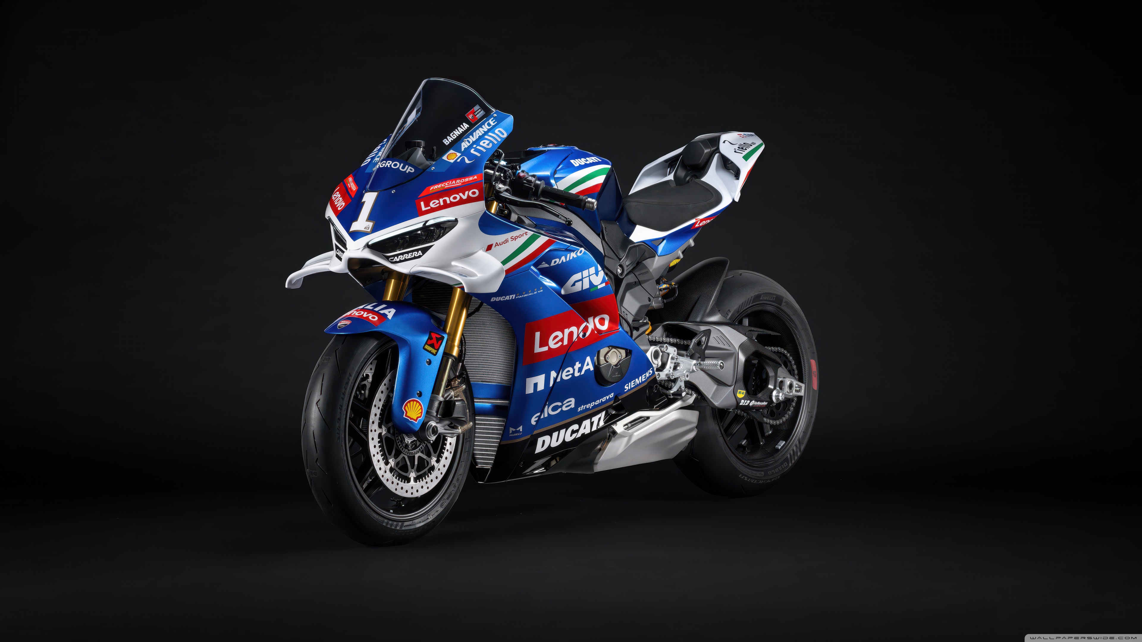 2025 Ducati LE Panigale V4 Tricolore Italia Sport Bike 4K UHD Wallpaper ...