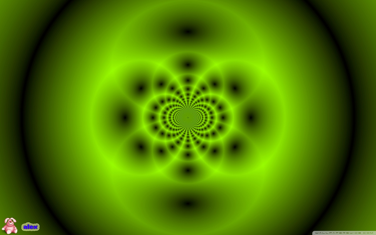 Abstract Green Flower Ultra HD Desktop Background Wallpaper for ...