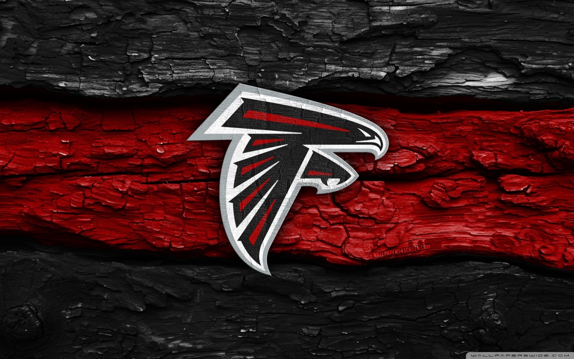 Atlanta Falcons Wooden Logo 4K UHD Wallpaper for UltraHD Desktop and TV ...
