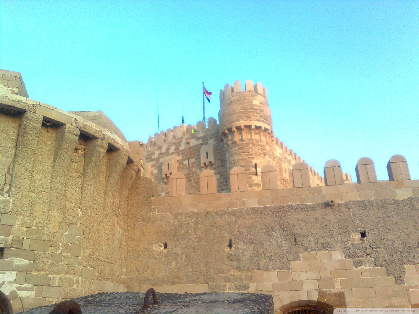 Castle-Alexandria - Egypt 4K UHD Wallpaper for UltraHD Desktop and TV