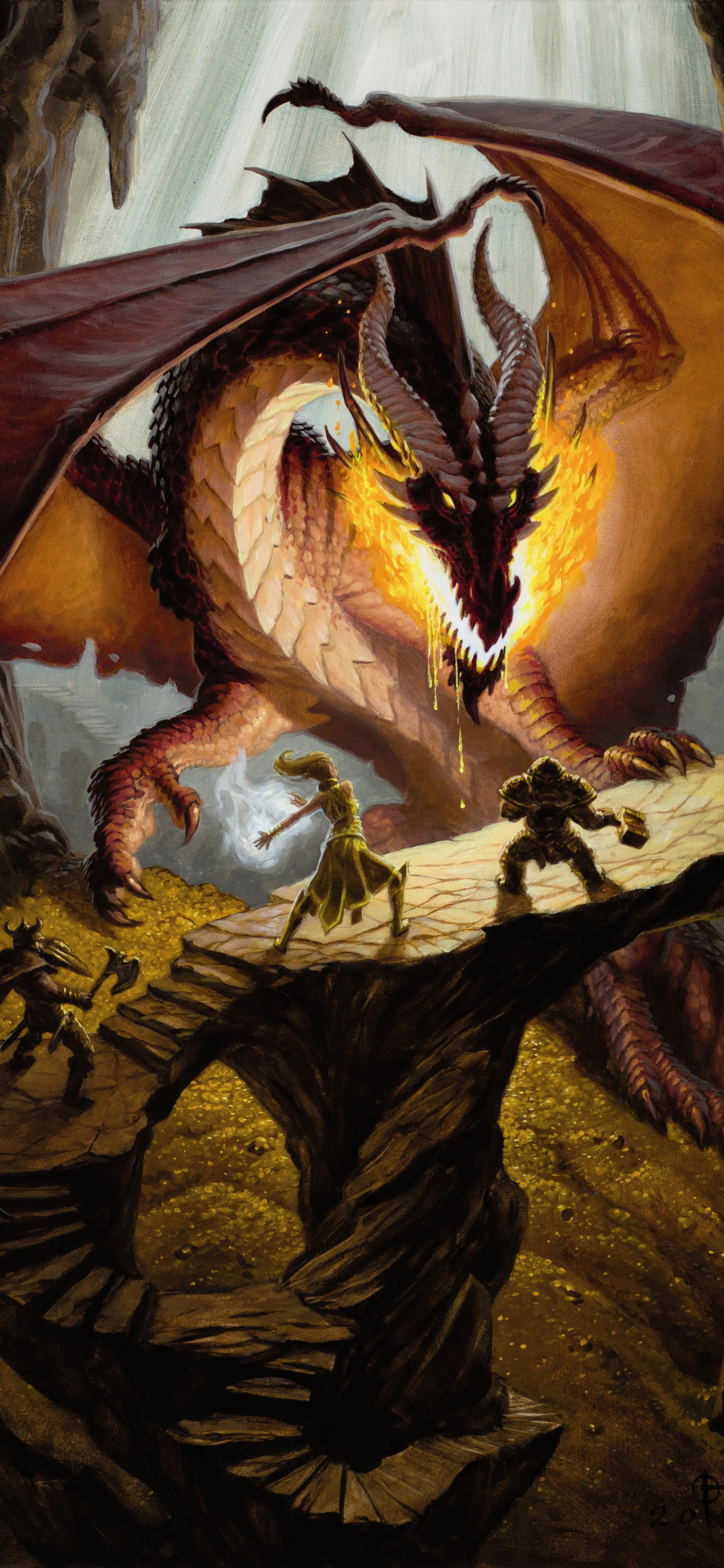 Dungeons and Dragons Wizards of the Coast Red Dragon in its Lair 4K UHD ...