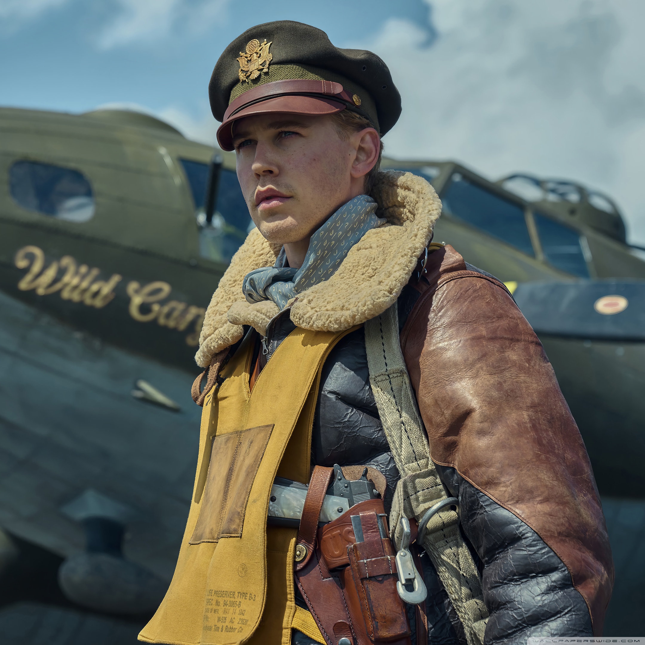 Masters of the Air TV Series, Austin Butler as Major Gale Buck Cleven ...