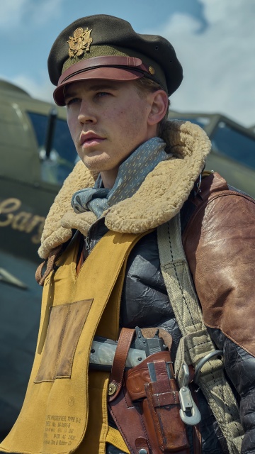 Masters of the Air TV Series, Austin Butler as Major Gale Buck Cleven ...