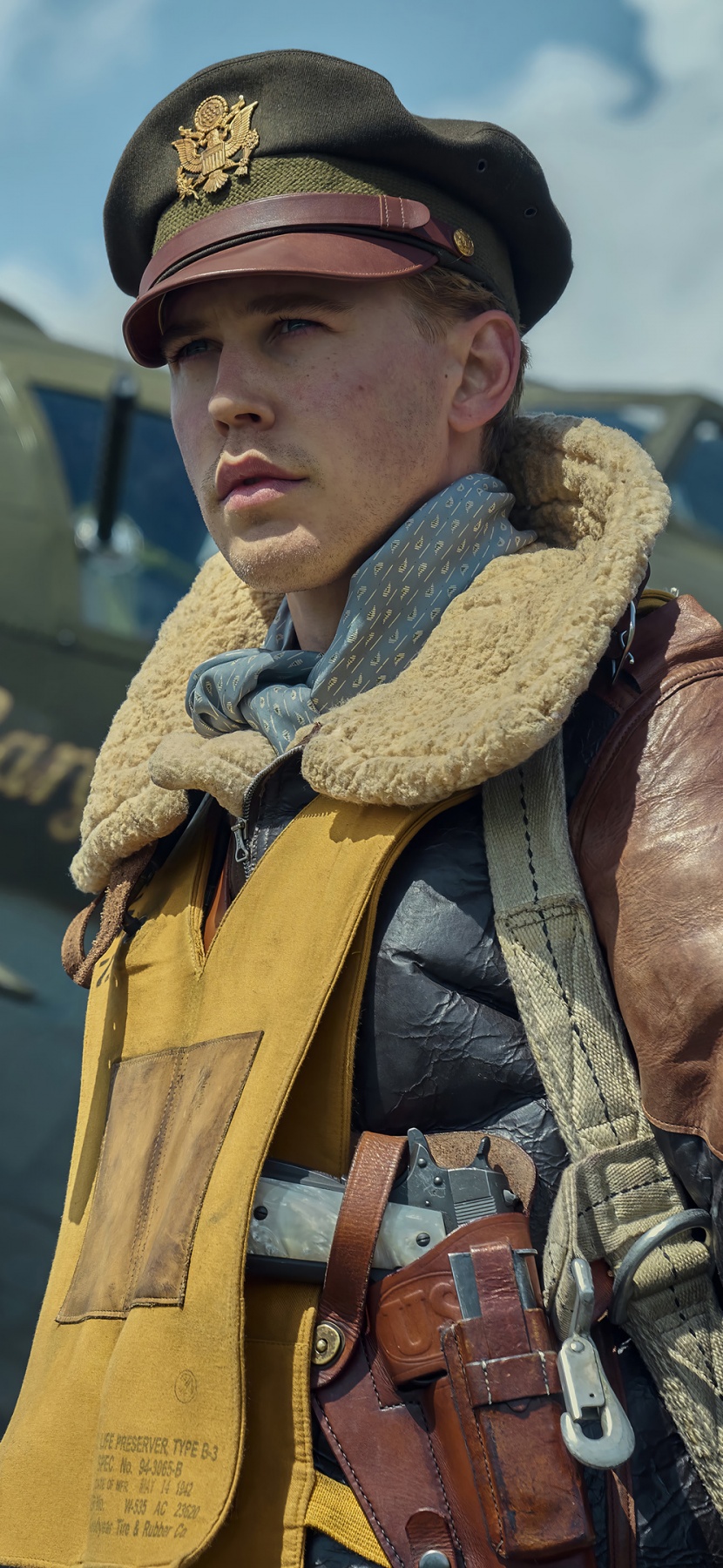 Masters of the Air TV Series, Austin Butler as Major Gale Buck Cleven ...