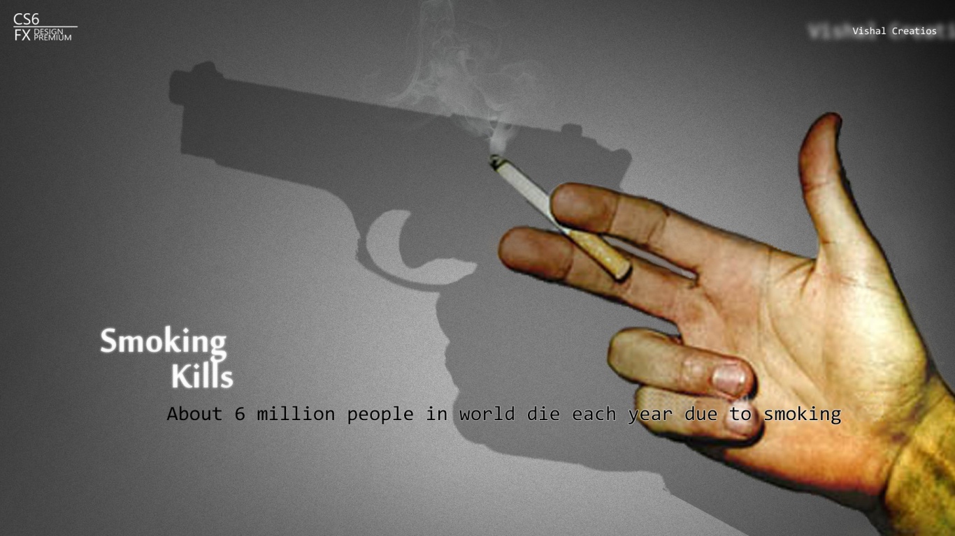 Smoking Kills 4K UHD Wallpaper for UltraHD Desktop and TV