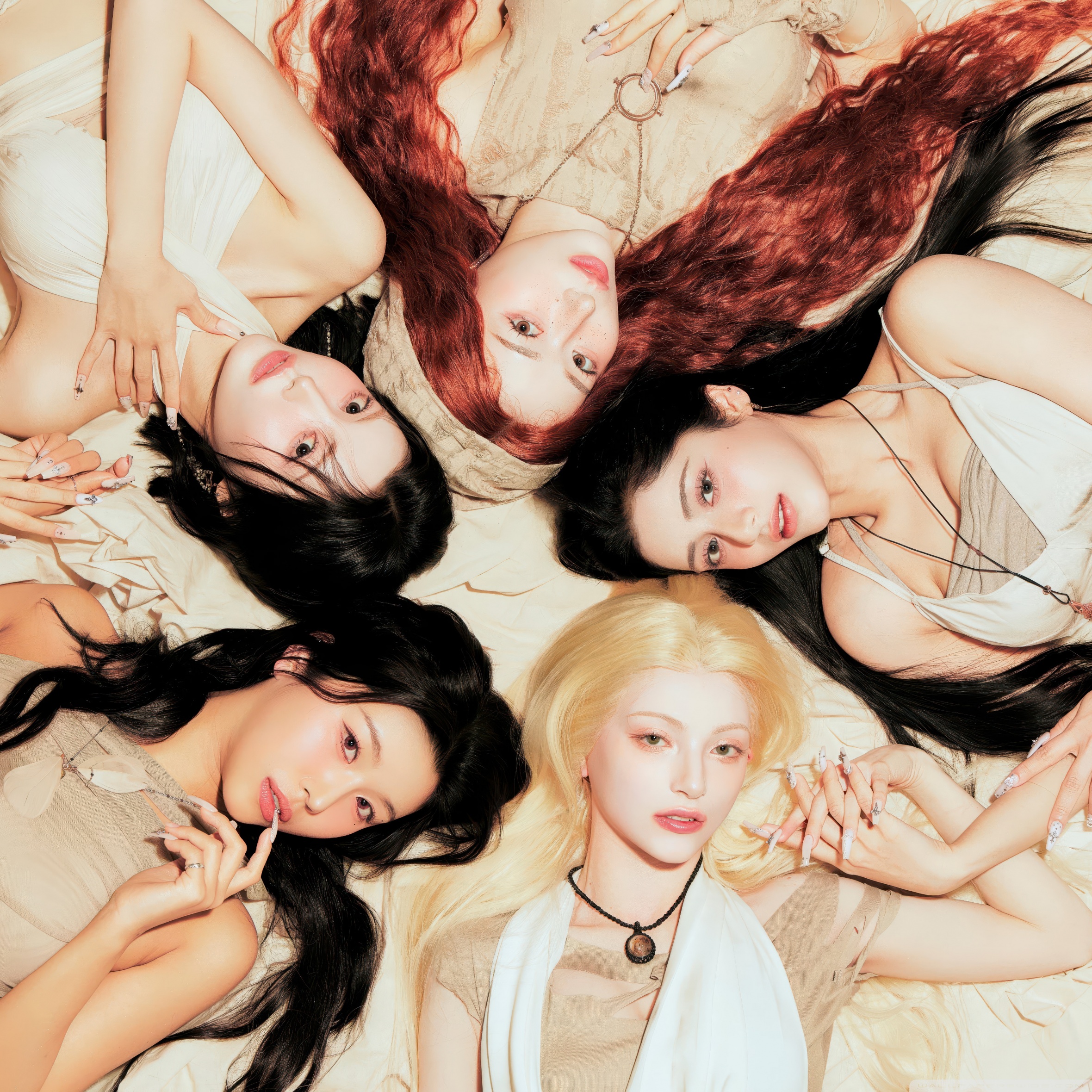 XIN, Defend Myself Album, Nova, Nizz, E sha, Aria, Hannah, South Korean girl group 4K UHD ...