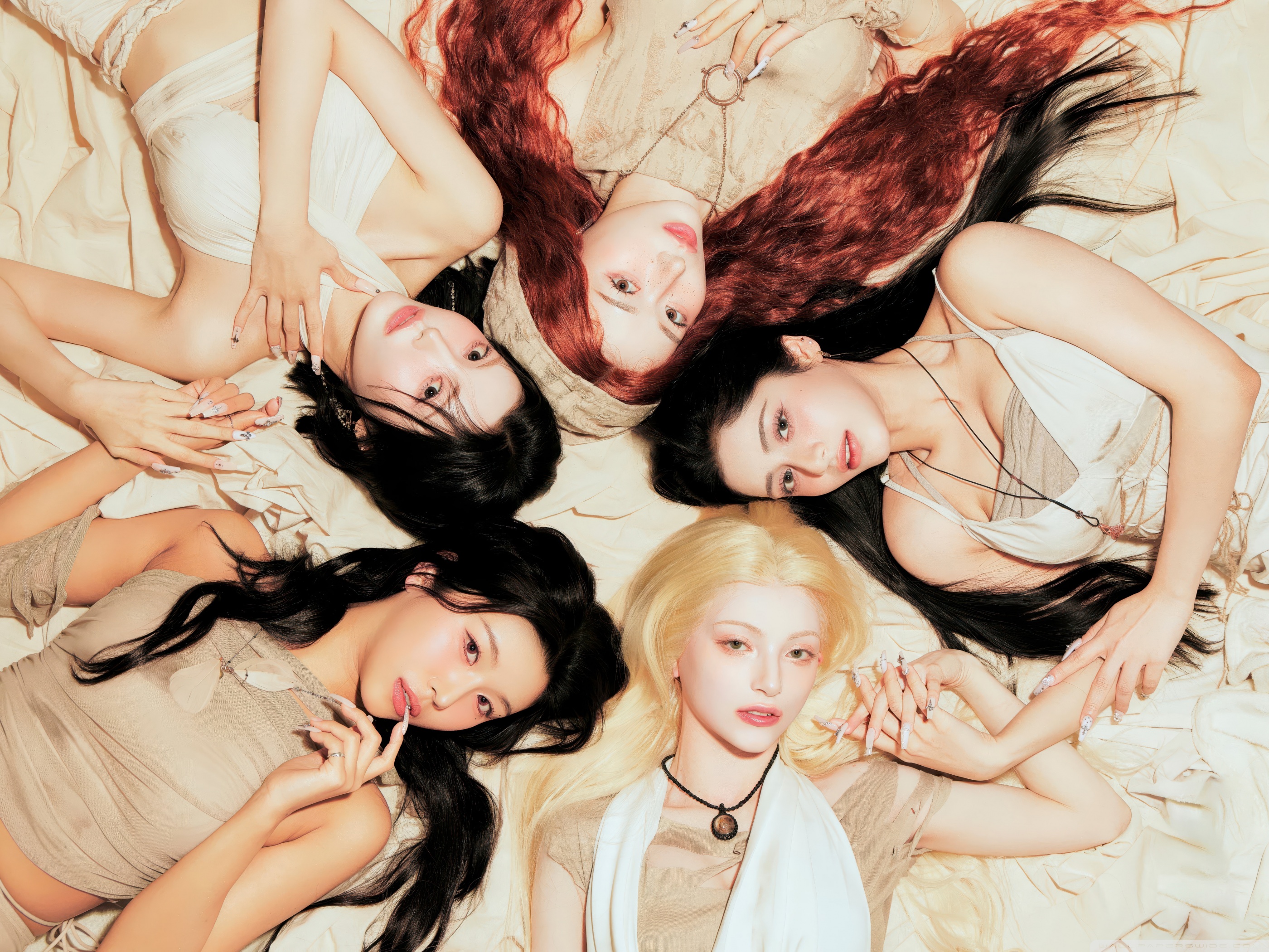 XIN, Defend Myself Album, Nova, Nizz, E sha, Aria, Hannah, South Korean girl group 4K UHD ...